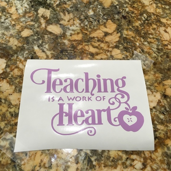 Other | Teacher Vinyl Decal | Poshmark